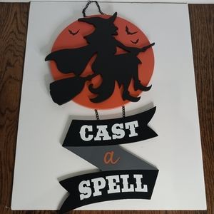 Wall Decor | Witch Cast A Spell Sign | Poshmark